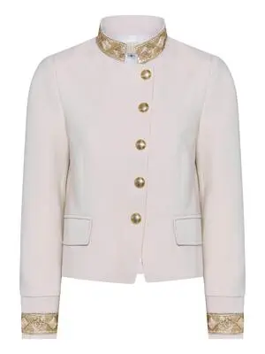 GUINEA Military Style Jacket - White