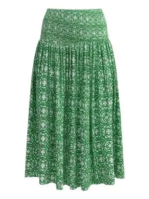 MARY MARSHMALLOW Lattice Long Everyday Skirt