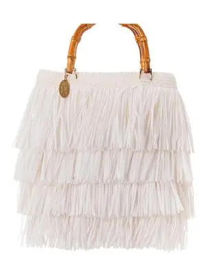 HEIDI /ハイディークラインBAMBOO 巾着バッグ Heidi Klein Savanna Bay Mini Raffia Bucket Bag in Natural | Lyst