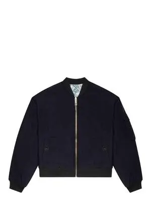 PLACE OF ËLMS Reversible Technical Bomber Jacket - Black