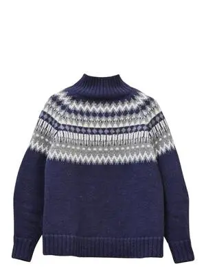 OUBAS Fara British Wool Fair Isle Sweater