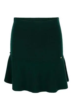 TIRILLM Anita Short Merino Wool Skirt - Green