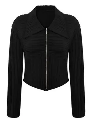 PCFG Fitted Knit Cardigan - Black
