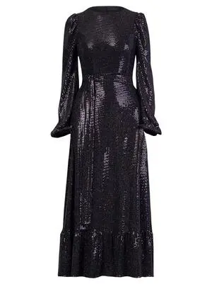 MEEM LABEL Swinton Sequin Dress - Black