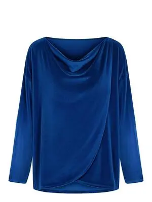 JJWINKS Velour Top - Blue