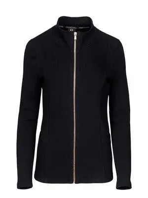 OH!ZUZA NIGHT&DAY Oh!Zuza Ribbed Zip-Up Cotton Sweatshirt