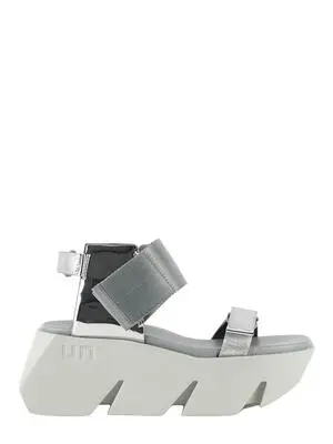 United Nude Bull Run Irony Sandals - Grey/silver