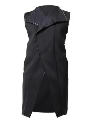 METAMORPHOZA Long Sleeveless Vest - Black