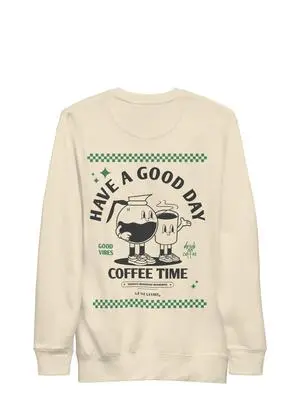 ANCHOR & CREW Cotton-blend Embroidered Sweatshirt - Brown
