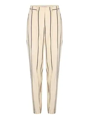 PCFG Striped Kutnia Trousers With Zippers - Black