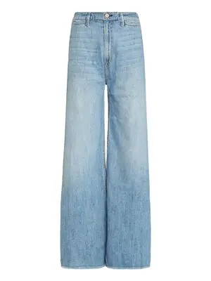 NOEND Sophia Super High Rise Wide Leg Jeans - Blue