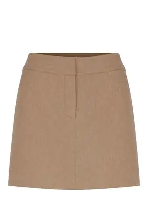 NAZLI CEREN A-line Mini Skirt - Brown