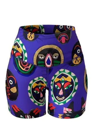 PITAYA YOGA Connan Printed Shorts