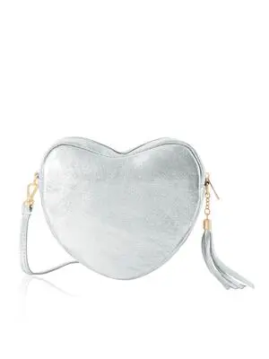 BETSY & FLOSS Venice Heart Bag - Silver