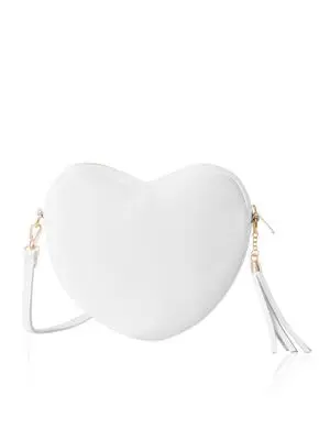 BETSY & FLOSS Venice Heart Bag - White