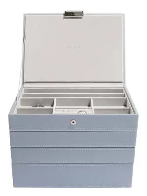 STACKERS Classic Jewelry Box Set Of Four - Blue