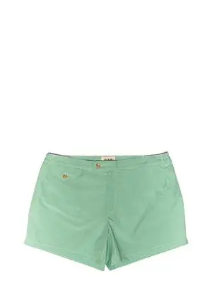 PIER SICILIA Marcello Vichy Shorts - Green