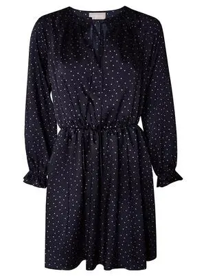 2KSTYLE Blaire Polka-dot Mini Dress - Blue