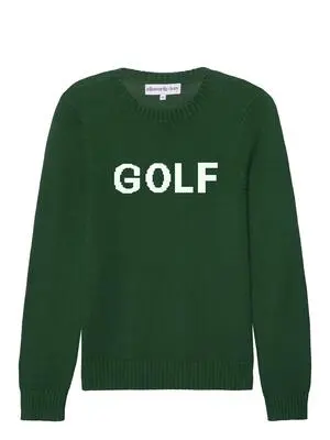 ELLSWORTH + IVEY Classic Golf Crewneck Green
