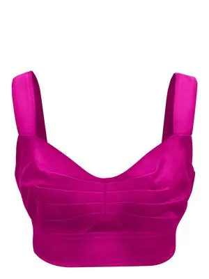 SMART AND JOY Taffeta Top - Pink