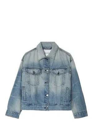 NOEND Willow Cinchfit Slim Denim Jacket - Blue