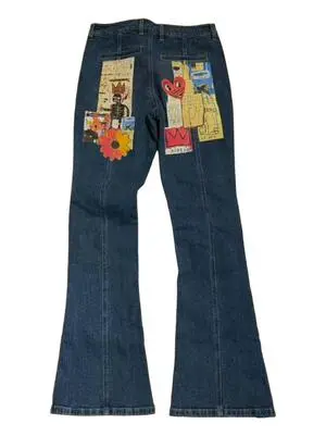 CIRCULAR PATH X Love Tara Zelda Zipper Jean - Blue