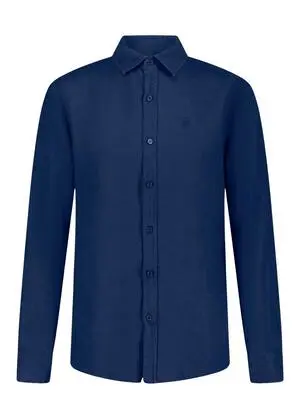 MAISON TANGERINE Linen Shirt - Blue