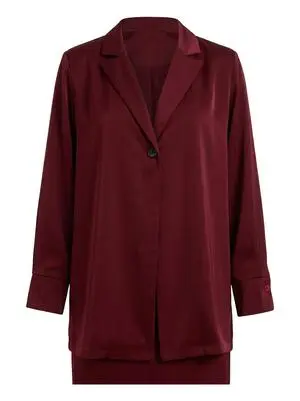 ASHITA FERNANDES Samar Shirt And Skirt Set - Red