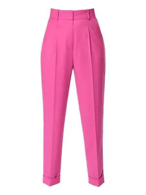 AGGI BY HALEWSKI Tailored Trousers With Cuffs - Pink