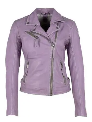 Mauritius Sofia RF Leather Jacket Purple