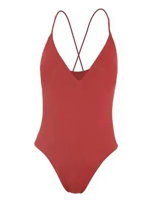 Rêve De Rive Fia One-piece Swimsuit - Red