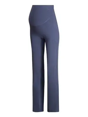 THE KOOZY Ivory Maternity Leggings In Pima Cotton In Nightshadow Blue