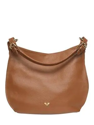 APATCHY LONDON Leather Hobo Bag - Brown