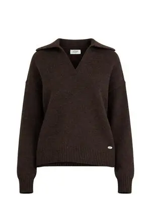 LOOM ARCHIVES Loom Knit Collared Sweatshirt