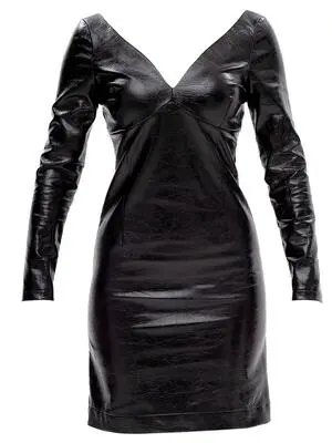 MAISON BOGOMIL Eco-leather Dress - Black