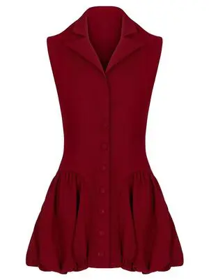 HERFETCH Mini Vest Dress - Red