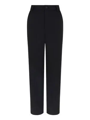 SOUR FIGS Tailored Suit Trousers - Black