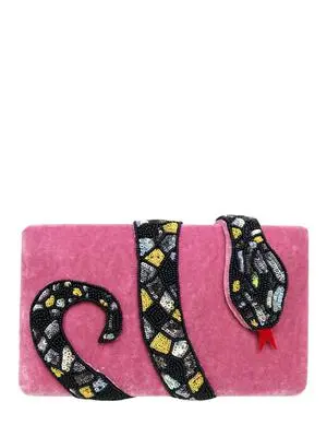 SIMITRI Embellished Clutch - Pink