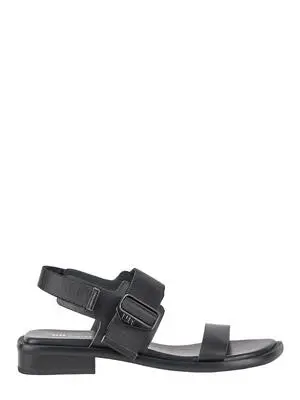 United Nude Tara Soga Lo Flat Sandal - Black