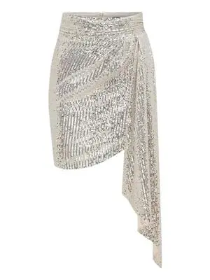 ILVI Sequin Skirt - Silver