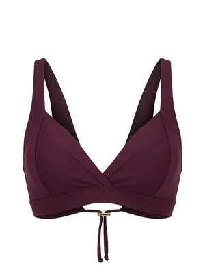 SEROTONE SWIM The Plunge Swim Bra - Red