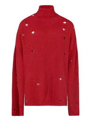 PCFG High Neck Sweatshirt - Red