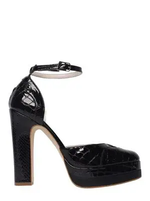 TERRY DE HAVILLAND Lily Platform Block Heels - Black