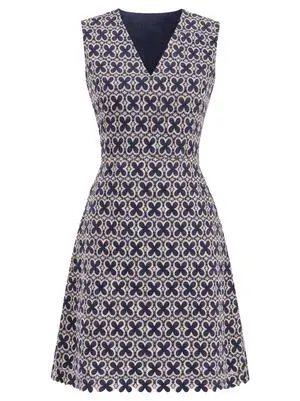 MAVLO Embroidered Mini Dress
