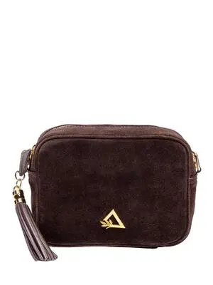 HAY LIFE Suede Camera Bag - Brown