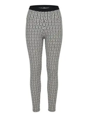 BEFITNESSLOU Black / White Fleur De Lis Legging - Black/white