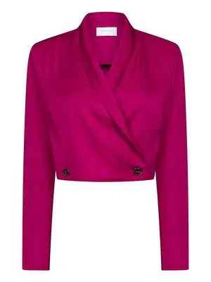 ROSES ARE RED Cropped Blazer - Pink