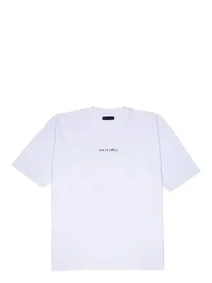 MYSIMPLICATED Oversized 'out Of Office' T-shirt - White