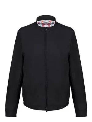 DAVID WEJ Ashford Relaxed Zip Through Jacket - Black