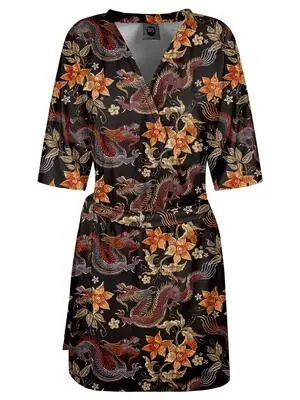 ALOHA FROM DEER Printed Envelope Dress - Brown
